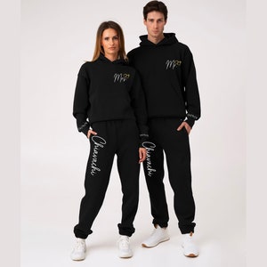 Personalized Mr and Mrs Matching Sweatsuit, Bridal Suits, Gifts for the ...