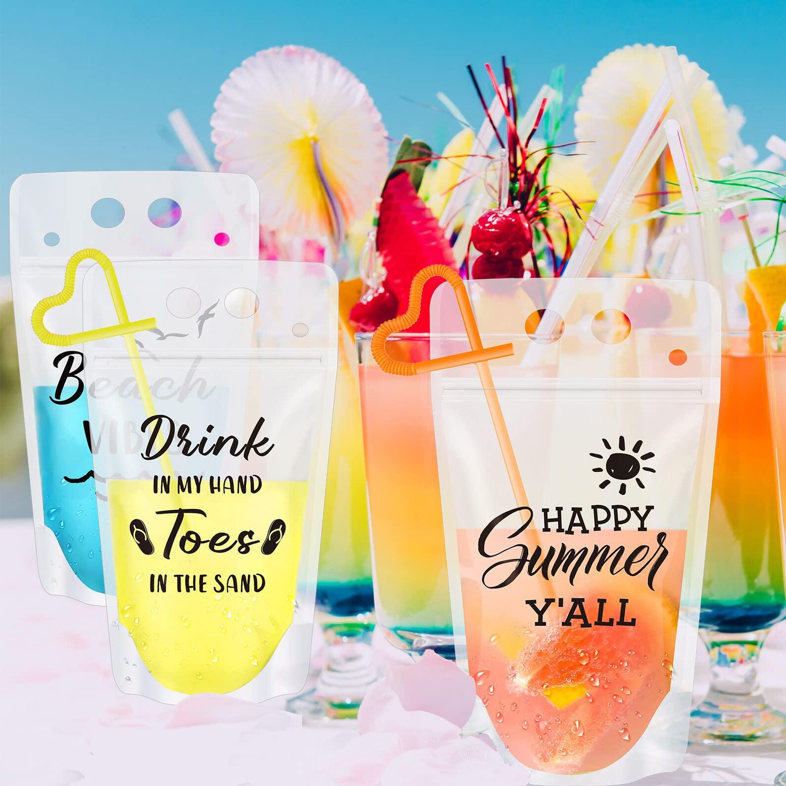 Custom Alcohol Drink Pouches, Birthday Drinking Cup, Adult Booze Bag ...