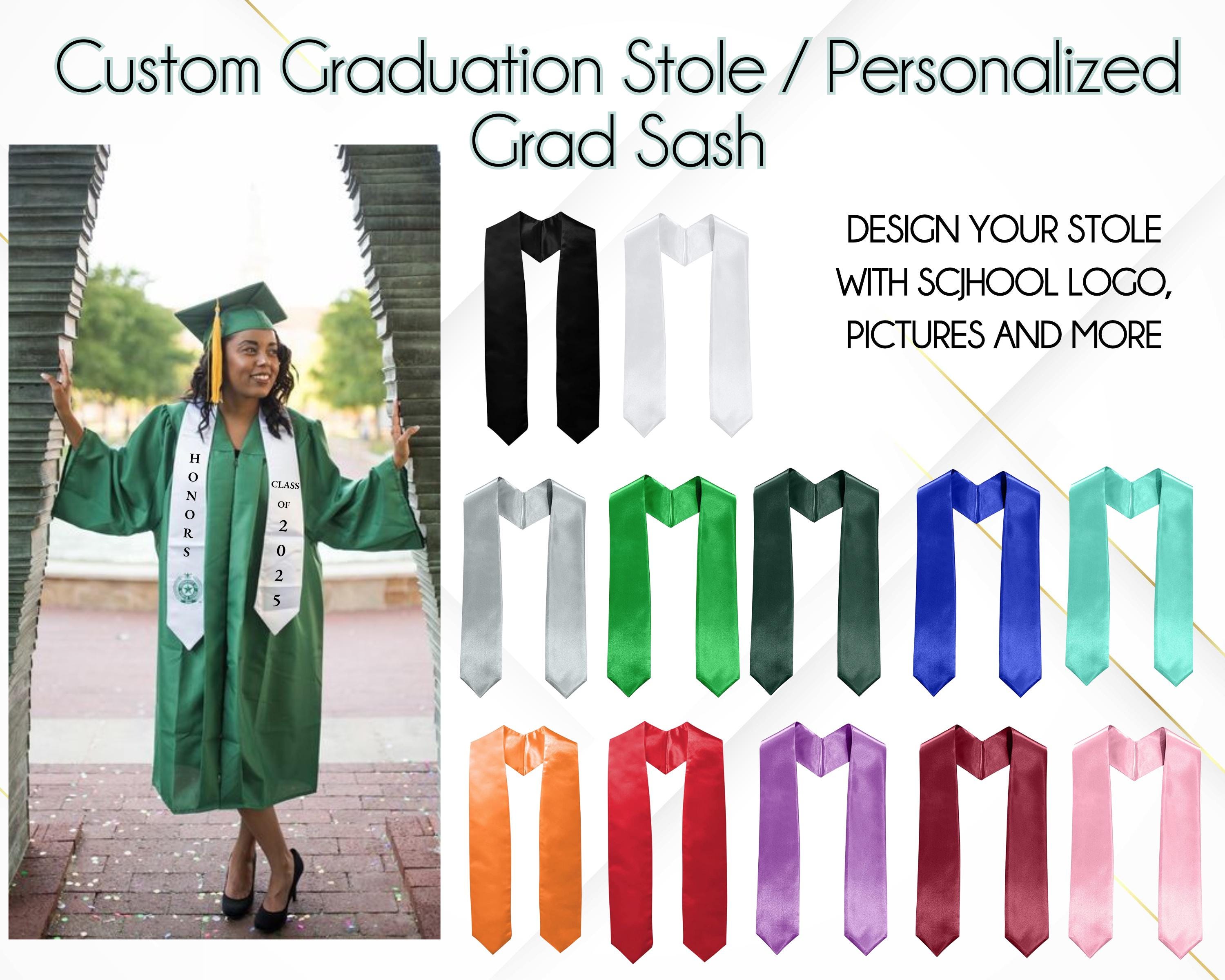 Graduation Stoles Teacher Graduation Pencil Stole Class Of 2025 Grade ...