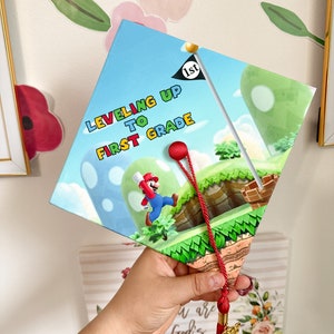 Customized Super Mario Graduation Cap Super Mario-themed - Etsy