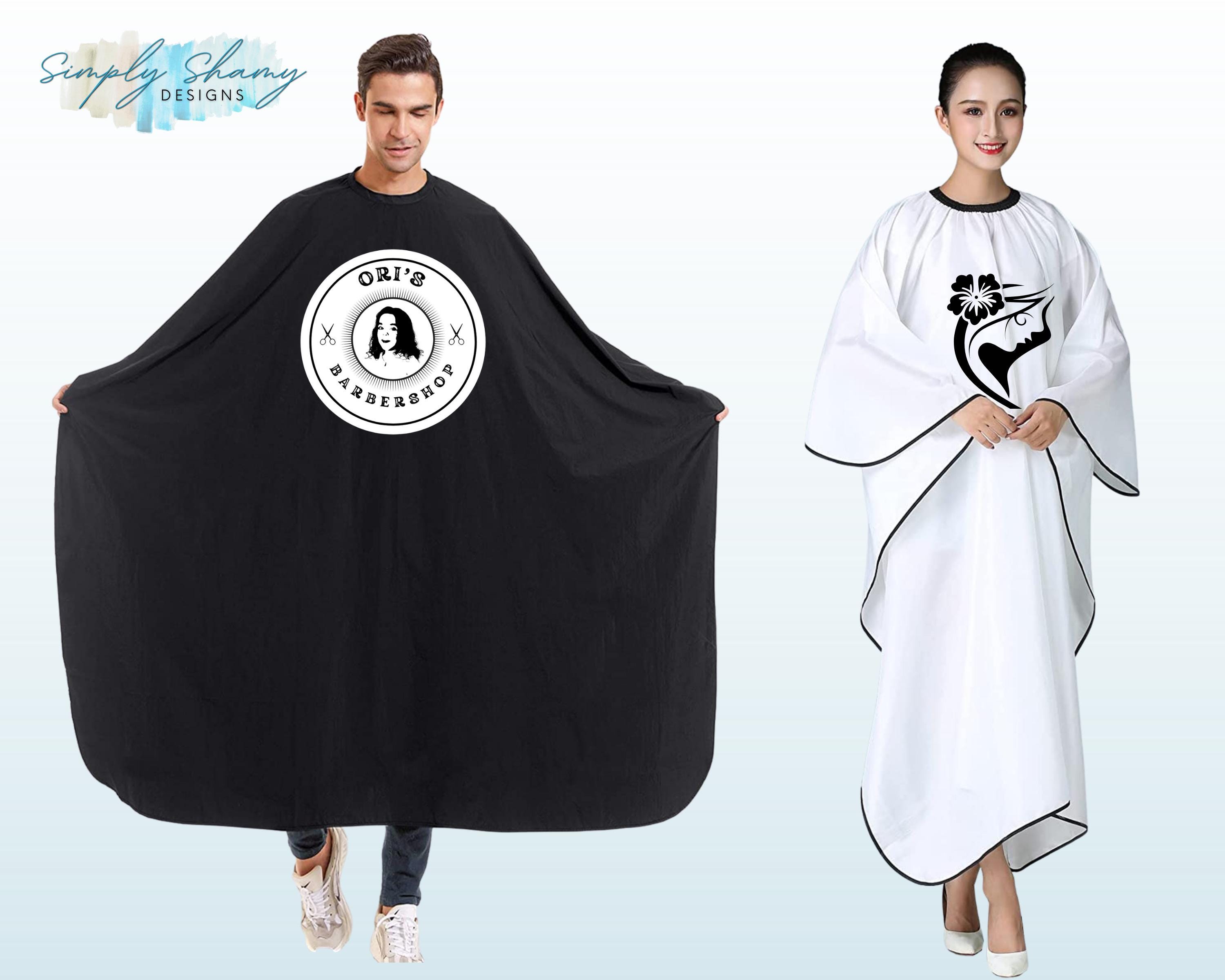 Personalized Cutting Cape With Your Logo Beauty Cape Hairdressing Salon ...
