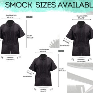 Custom Barber Smock, Barbershop Jacket, Pet Groomer Uniform, Beautician ...