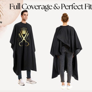 Personalized Cutting Cape With Your Logo Beauty Cape Hairdressing Salon ...