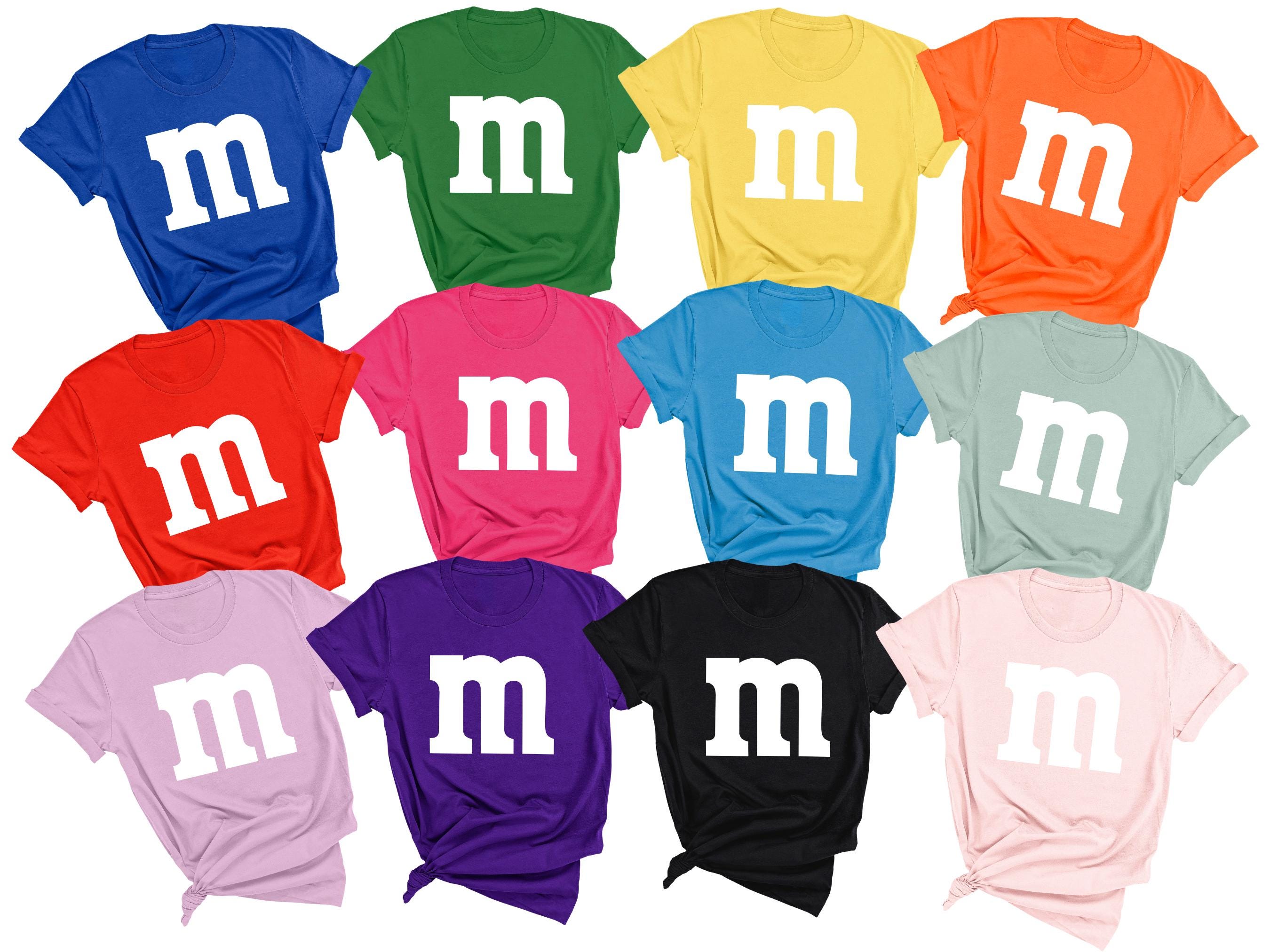 M and M Faces Halloween Costume Shirt, M M Face Kids Halloween Costume ...