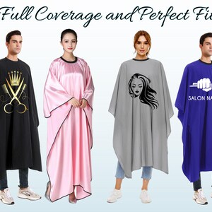 Personalized Cutting Cape With Your Logo Beauty Cape Hairdressing Salon ...