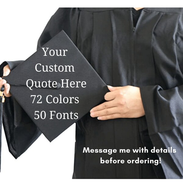 Graduation Cap Decal - Etsy