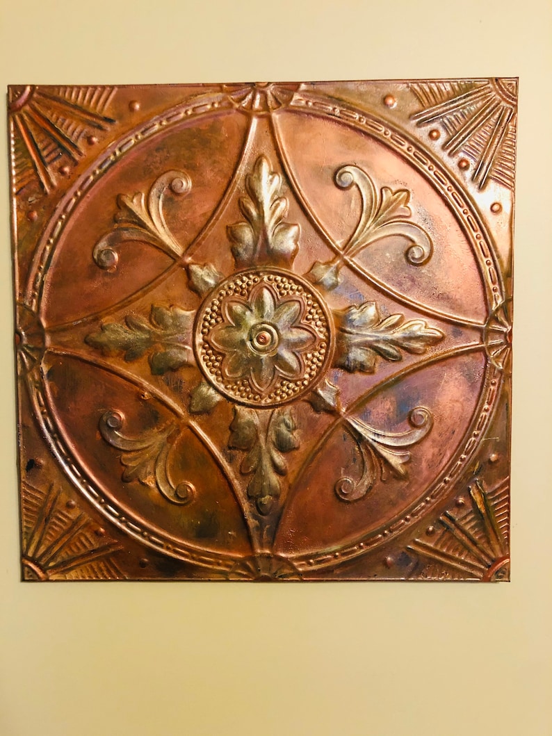 Antique Canadian Ceiling Tiles 1908 - 1915 - Approx. 23.5 X 23.5" - Etsy