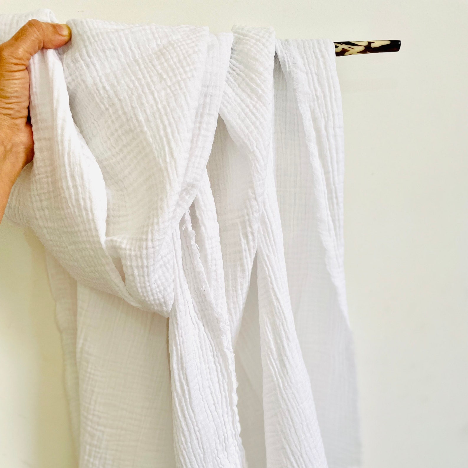 Muslin Sheet, 135/200 Cm, 100% Cotton Double Layer Muslin Gauze, Throw ...