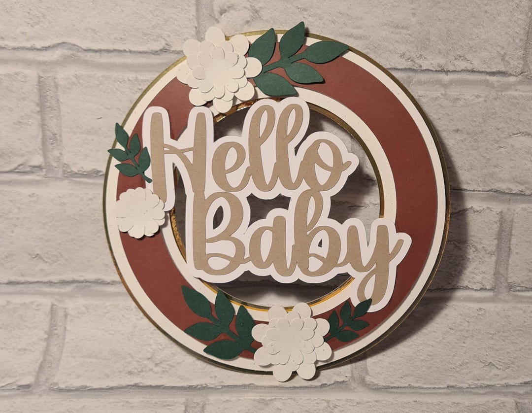 Hello Baby Cake Topper - Etsy