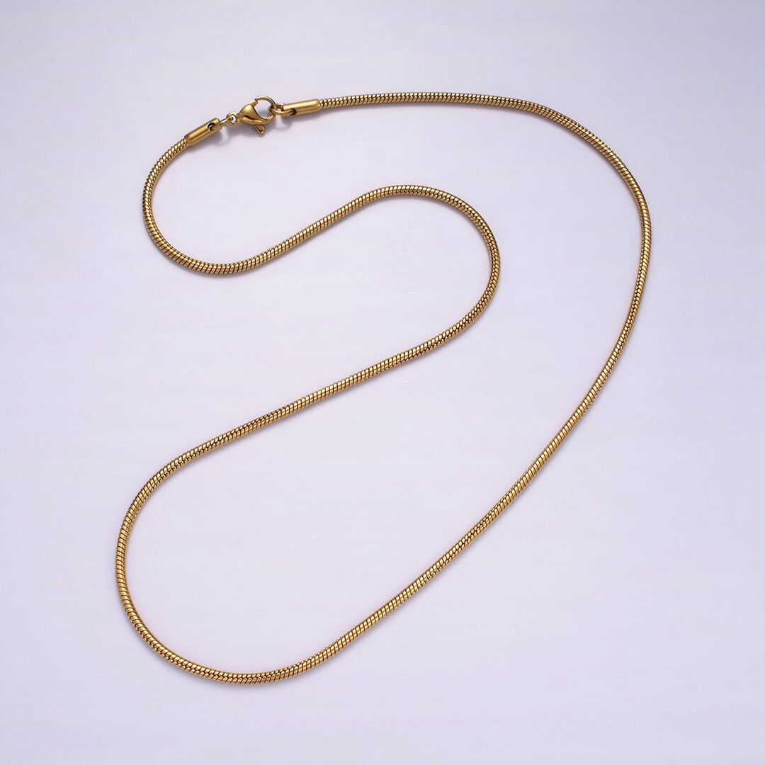 14K Gold Filled Cocoon Chain Necklace Supply for Jewelry Making ...