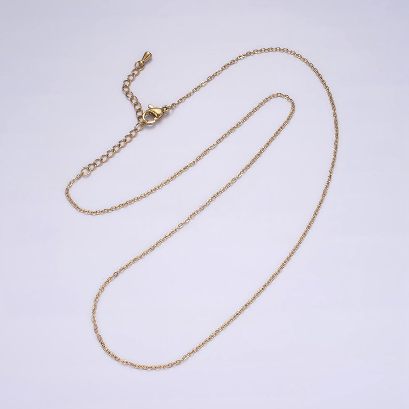 Thin Necklace - Etsy
