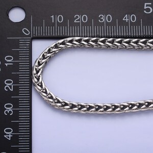 Gold or Silver Foxtail Chain Necklace for Jewelry Making, Long Gold or ...