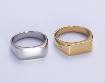 Blank Signet Ring - Etsy