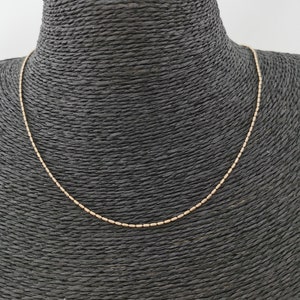 18K 17.5 Inch Real Gold Plated Bead Necklace Chain for Jewelry Necklace ...