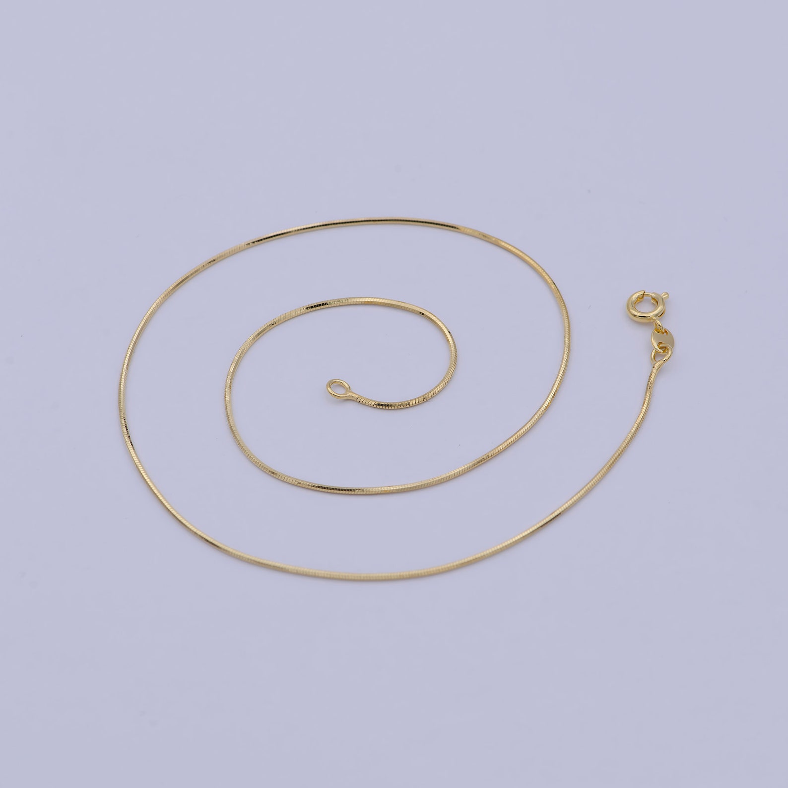 24K Gold Filled Cocoon Chain Necklace for Jewelry Making 13.9 - Etsy