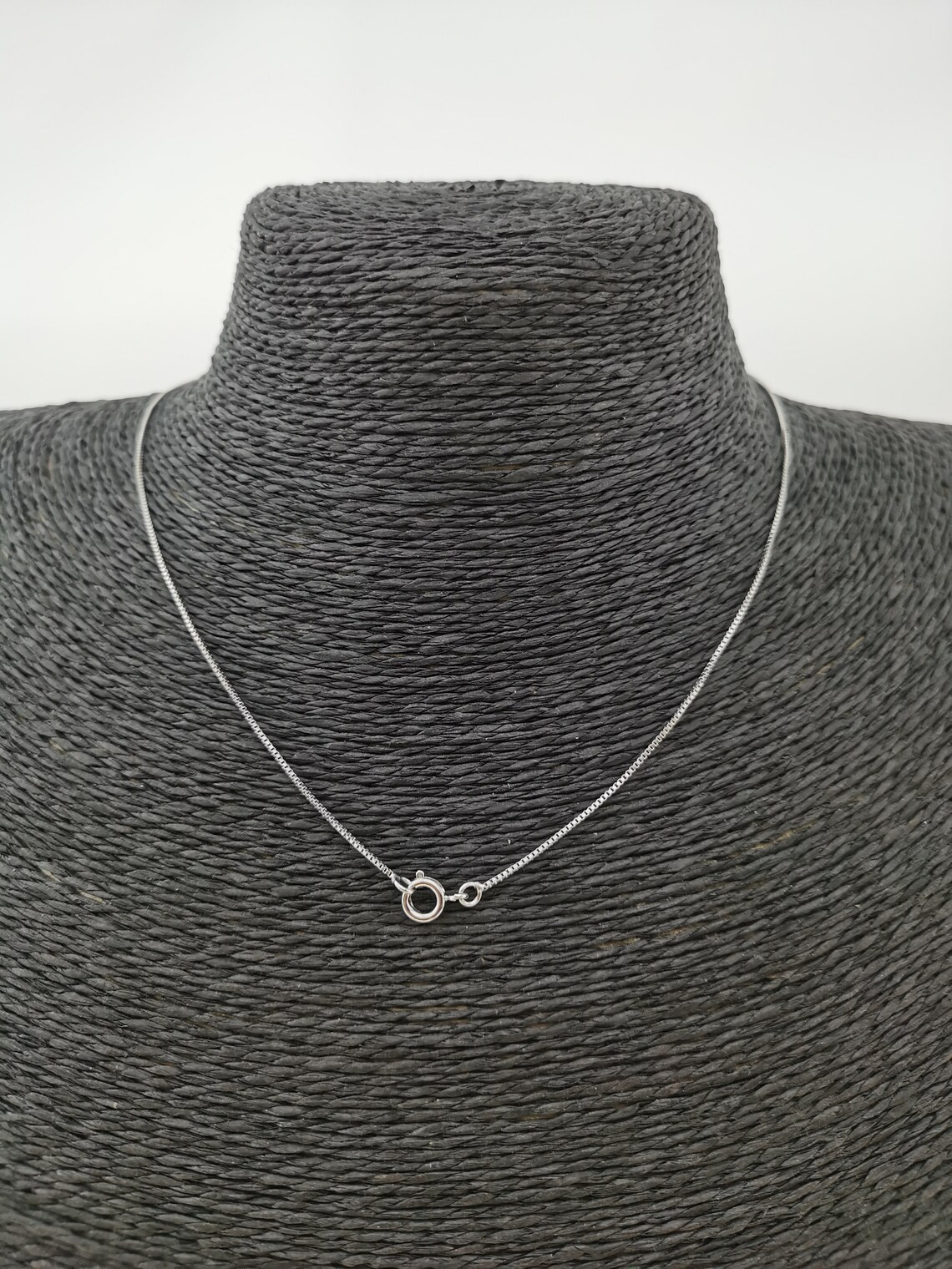 18 Inch Real Silver Plated Box Necklace Chain for Jewelry | Etsy