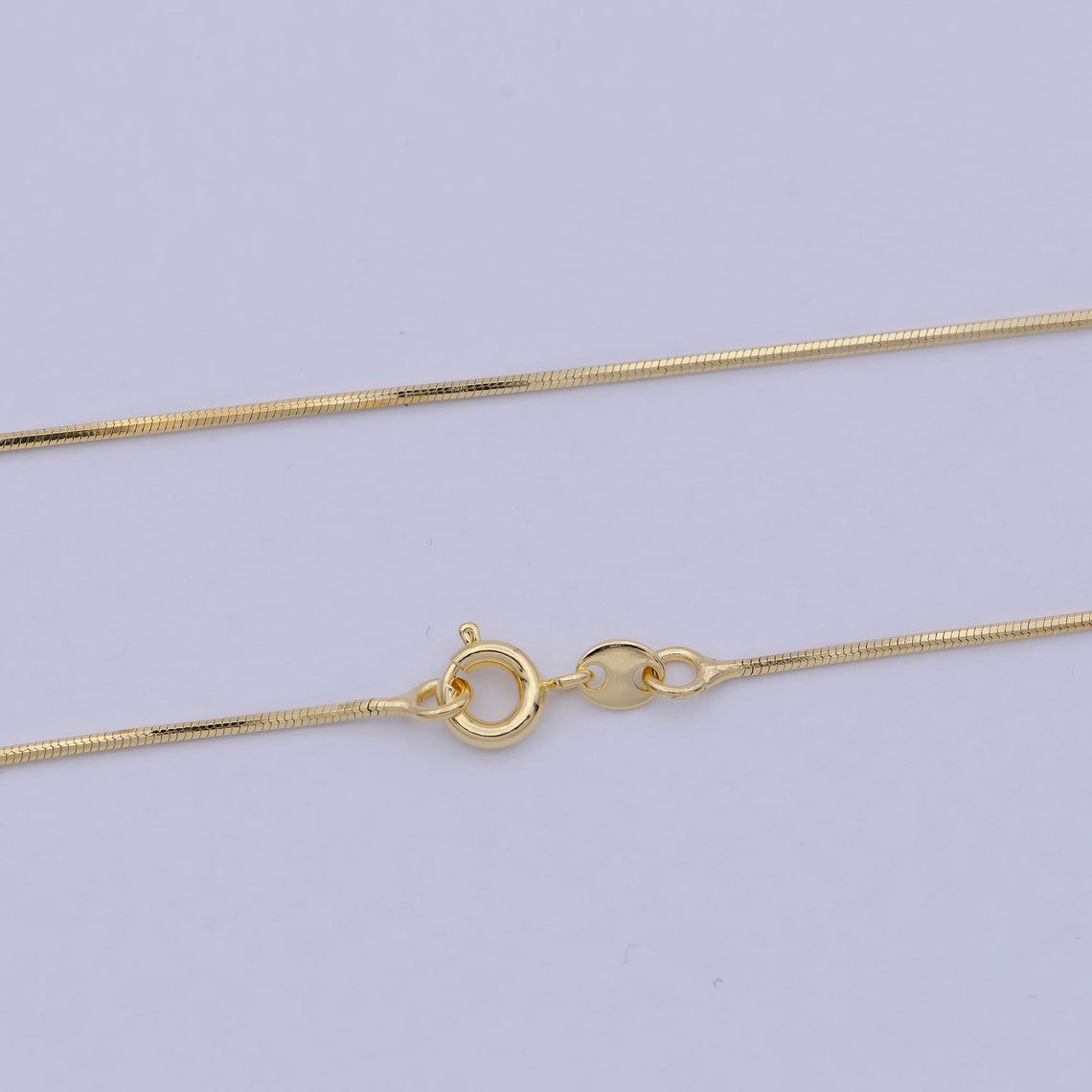 24K Gold Filled Cocoon Chain Necklace for Jewelry Making 13.9 - Etsy