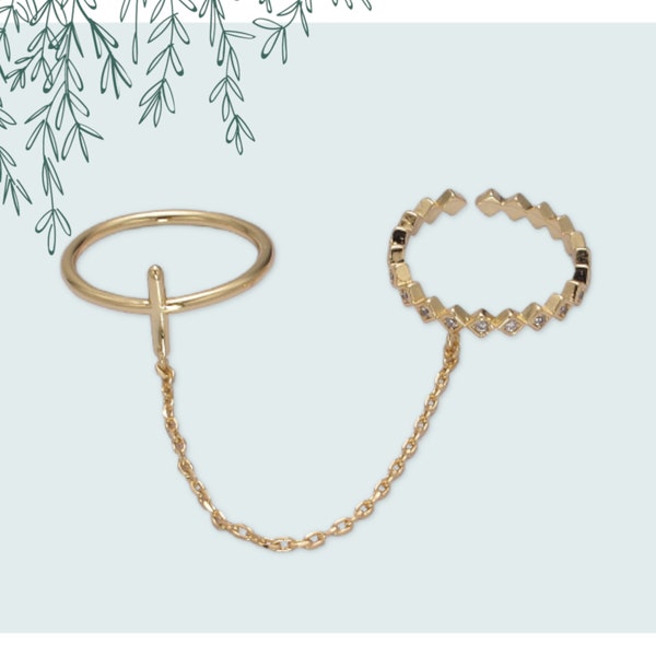 Connected Ring - Etsy