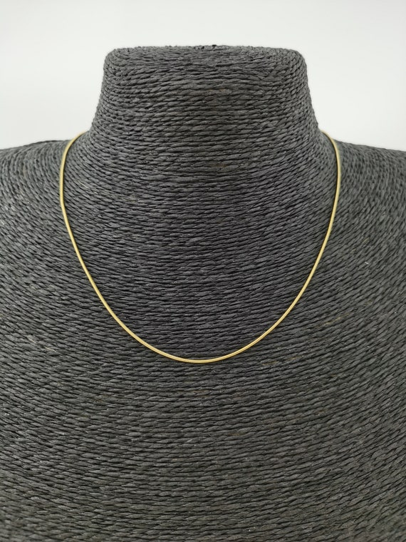 24K 19.5 Inch Real Gold Plated Cocoon Necklace Chain for | Etsy
