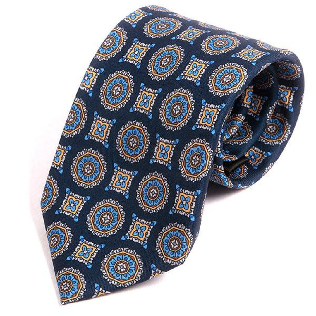 Mens Tie Soft Blue Mac-inspired IMS Medallion Tie, Gift for Him - Etsy