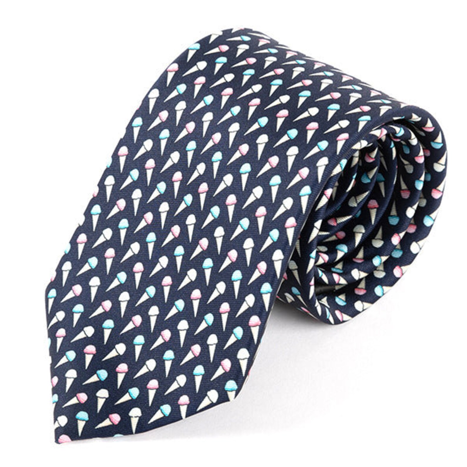 Blue Ice Cream Cone Tie - Etsy