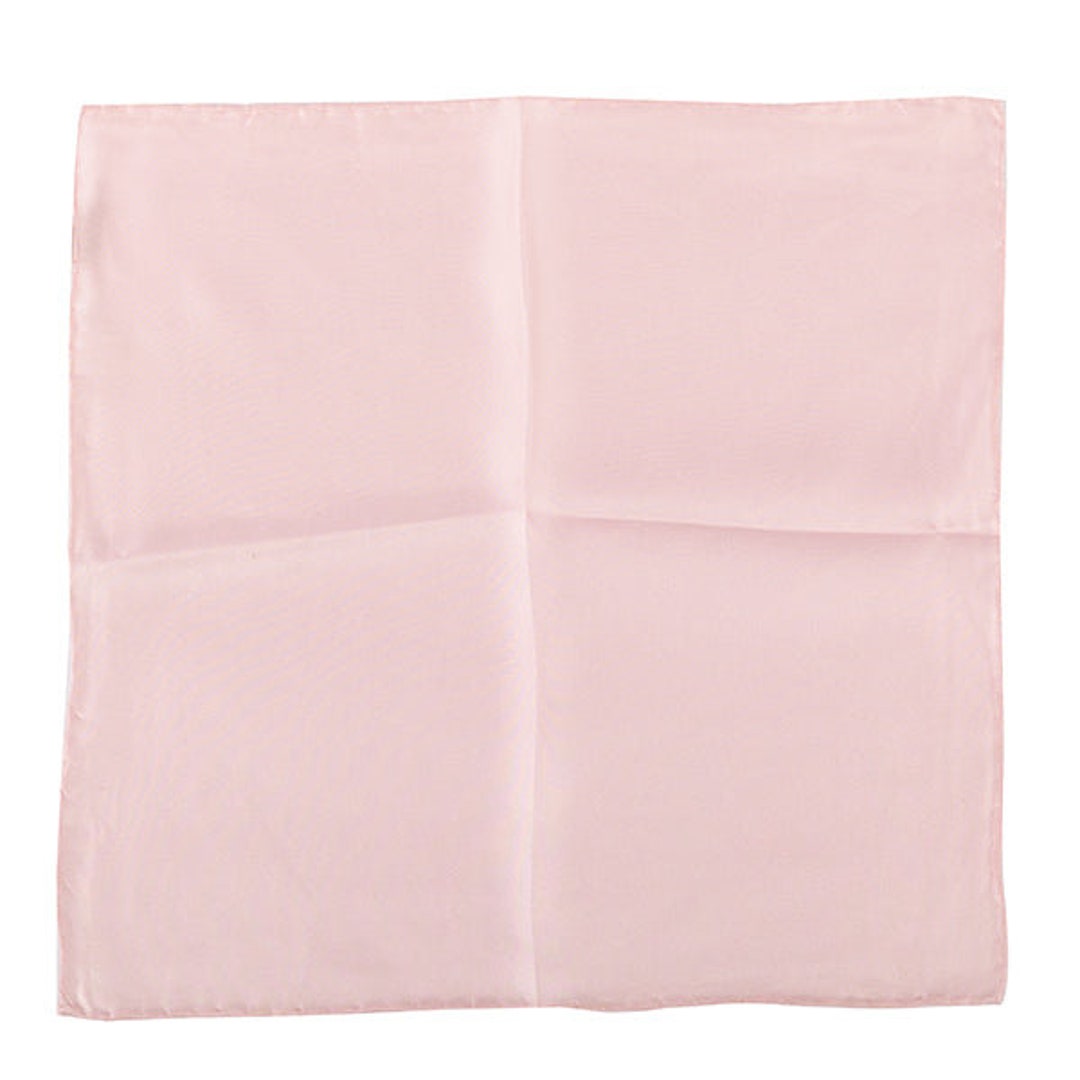 Light Pink Silk Pocket Square - Etsy