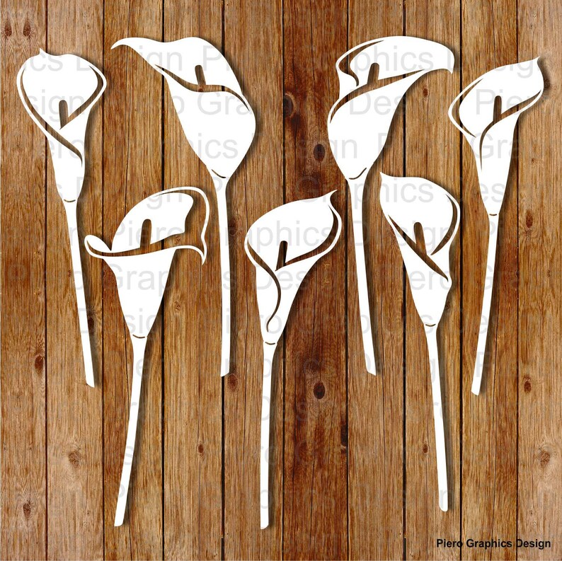 Calle. Decorative Calle SVG Files for Silhouette Cameo and | Etsy