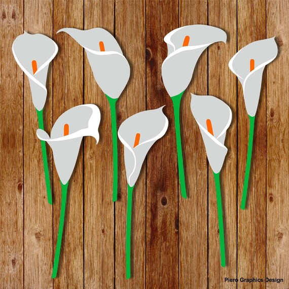 Calle. Decorative Calle SVG Files for Silhouette Cameo and | Etsy