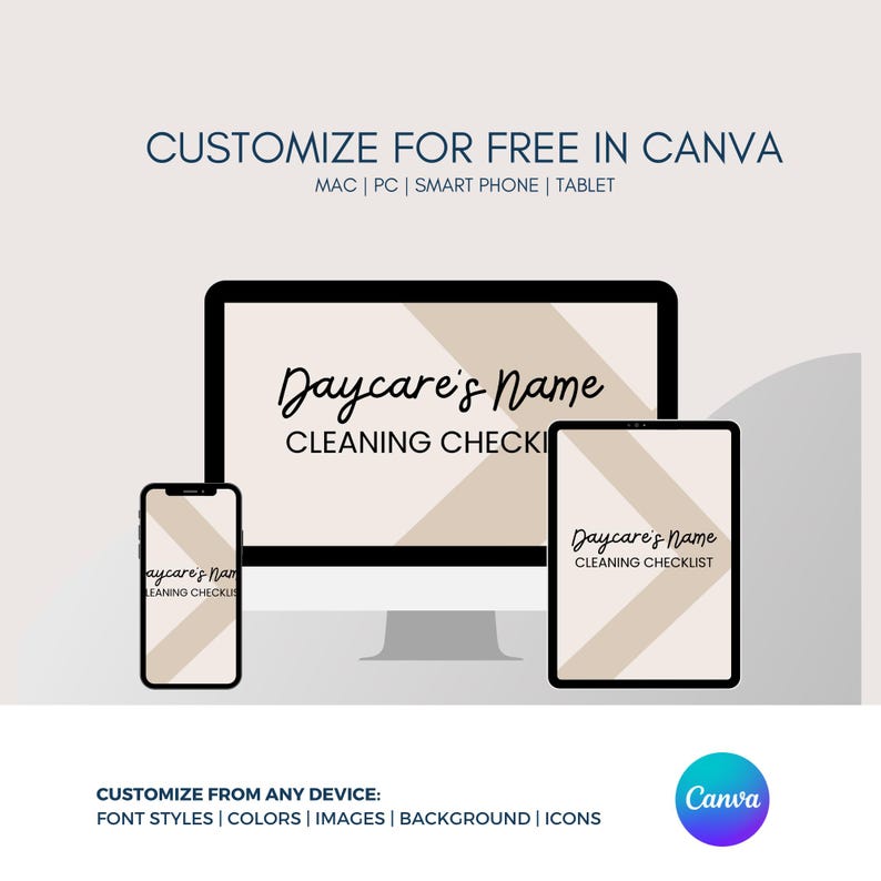 Editable Daycare Cleaning Checklist, Childcare Cleaning Schedule, Daily ...