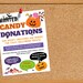 Editable DIY Candy Donation Flyer Template for Trunk or Treat Halloween ...