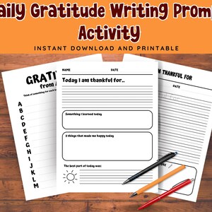 Thanksgiving Gratitude Bundle Printable, Gratitude Kit, Gratitude ...