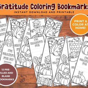 Thanksgiving Gratitude Bundle Printable, Gratitude Kit, Gratitude ...