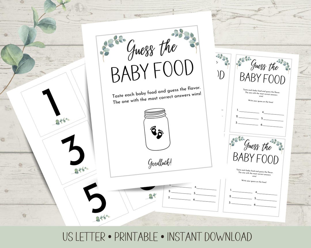Guess the Baby Food Game, Taste Baby Food Game, Baby Food Tasting, Fun ...