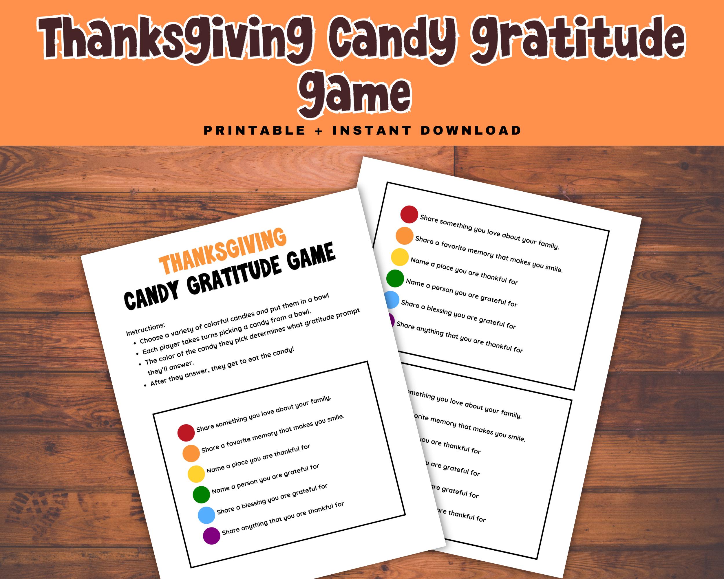 Thanksgiving Gratitude Bundle Printable, Gratitude Kit, Gratitude ...
