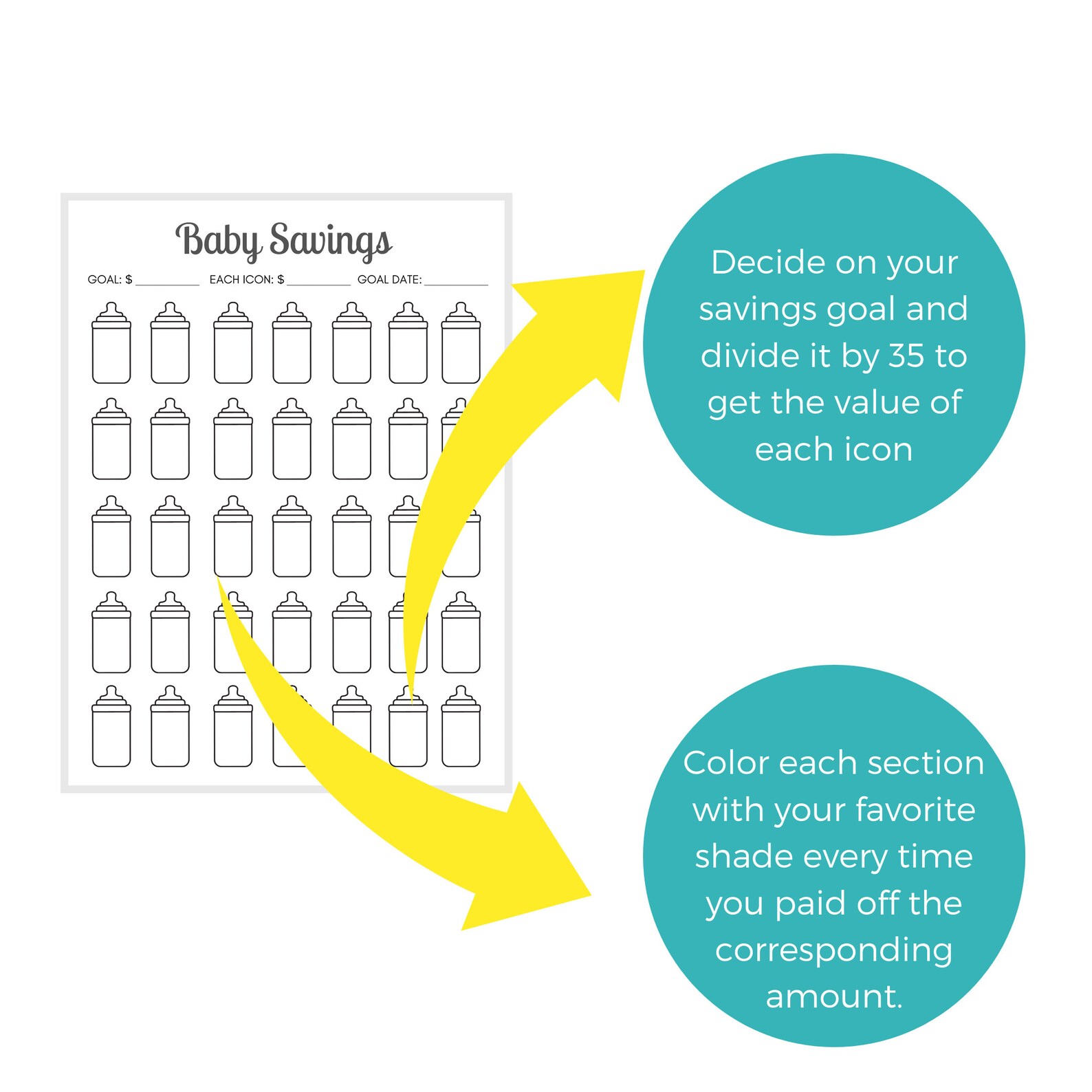 Baby Fund Tracker, Baby Savings Tracker, Money for Baby Tracker ...