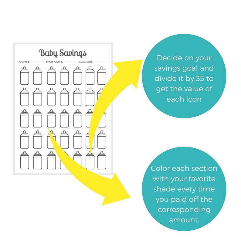 Baby Fund Tracker, Baby Savings Tracker, Money for Baby Tracker ...