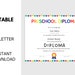 Editable Preschool Diploma | Editable Preschool Certificate ...