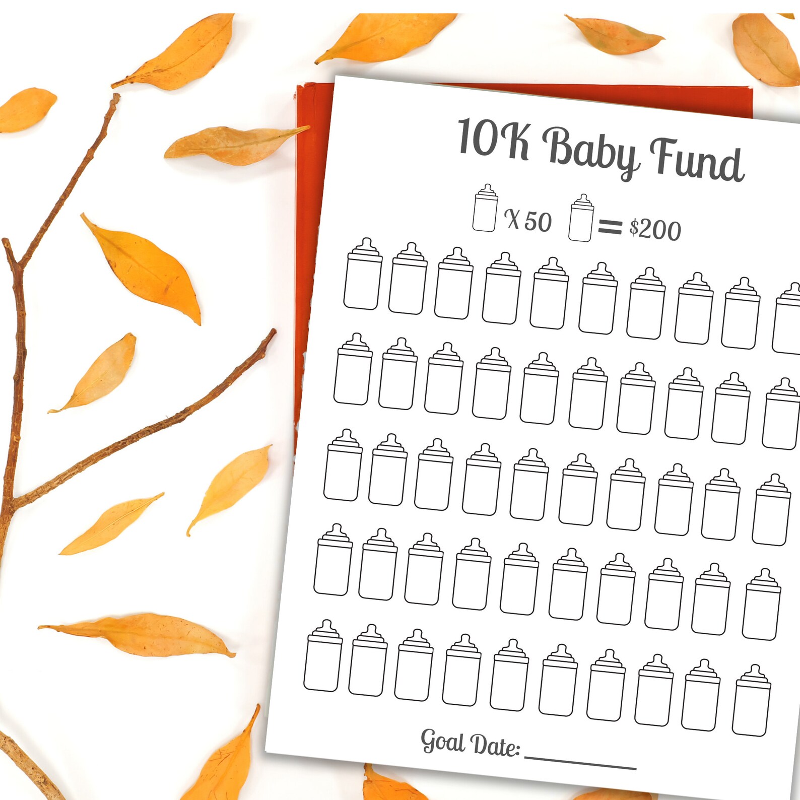 Baby Fund Tracker, Baby Savings Tracker, Money for Baby Tracker ...