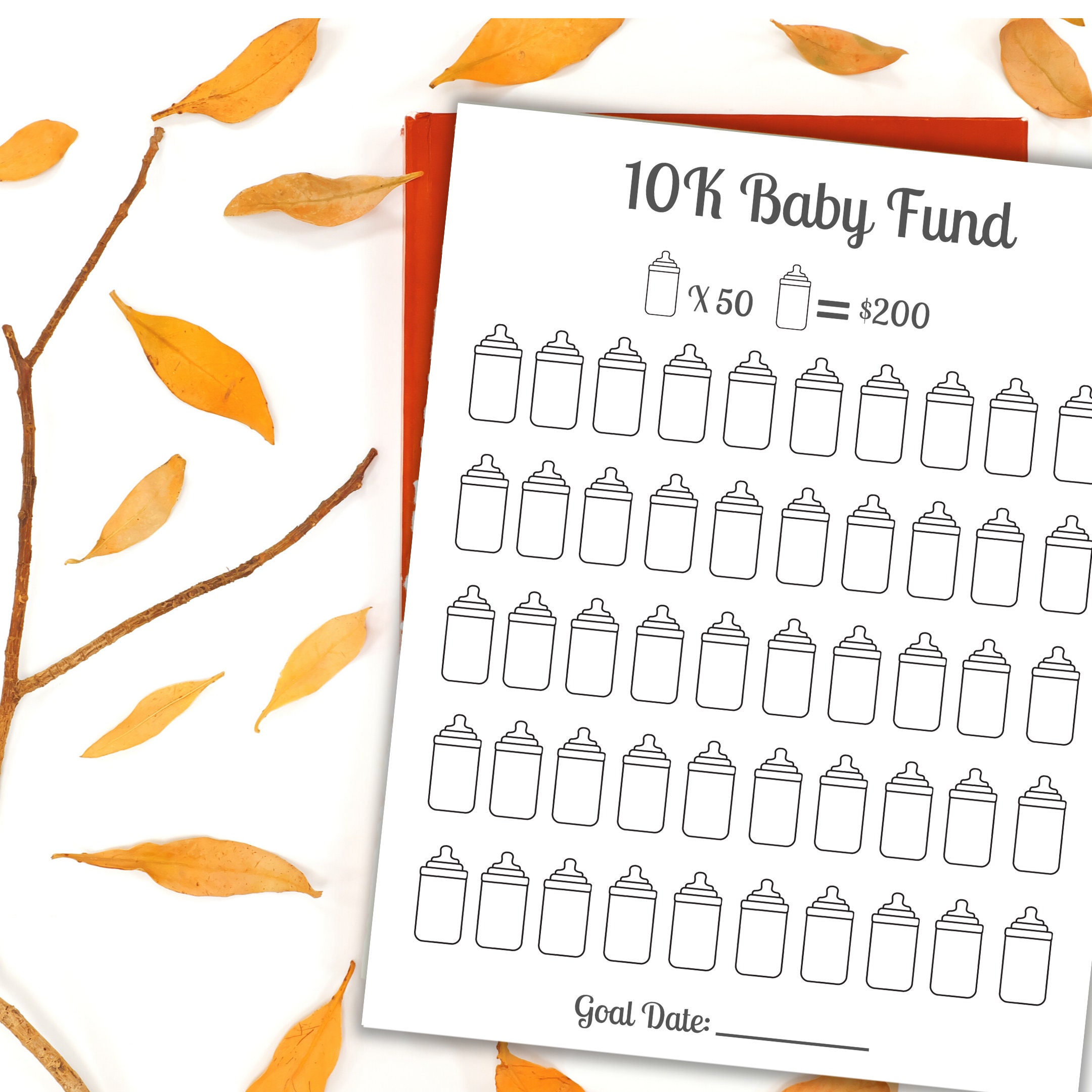 Baby Fund Tracker, Baby Savings Tracker, Money for Baby Tracker ...