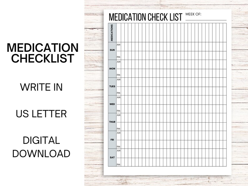 Medication Tracker, Editable Medication List, Medication Log ...