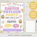 Editable Easter Potluck Invitation, Easter Sunday Church Flyer, Easter ...