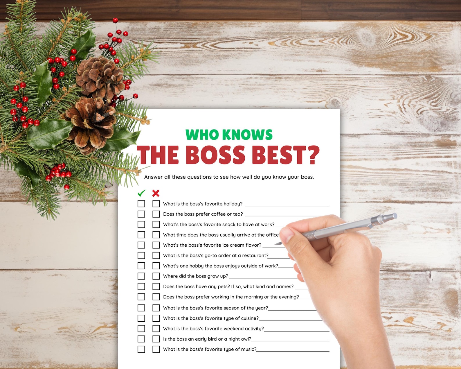 Who Knows the Boss Best Game | Fun Boss Trivia for Office Party | Boss ...