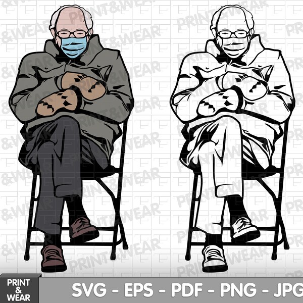 Bernie Sanders Svg - Etsy