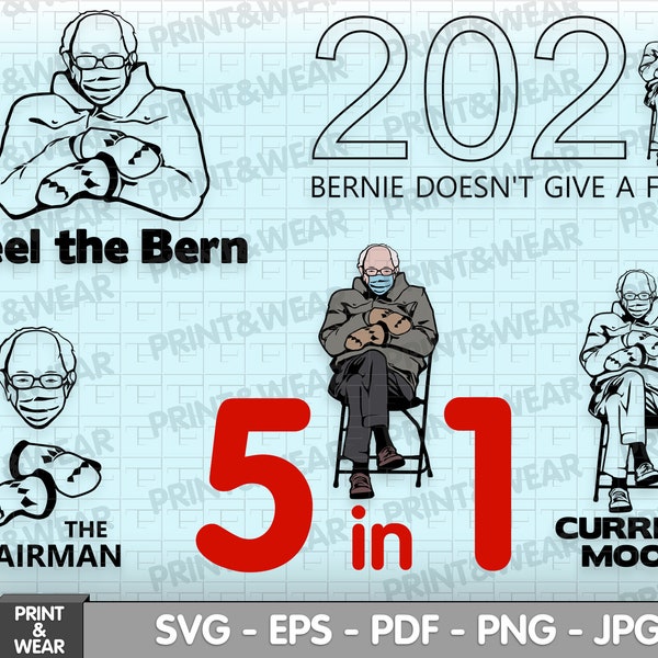 Bernie Sanders Svg - Etsy