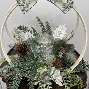 Elegant Holiday Centerpiece, Merry and Bright - Etsy