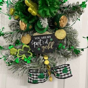 St Patricks Day Door Swag - Etsy