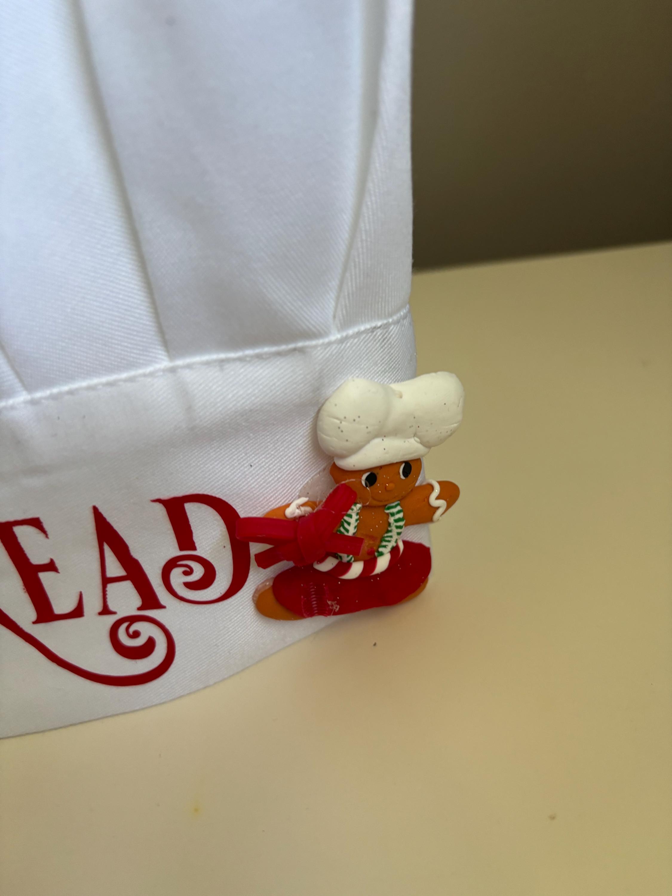 Gingerbread Baker's Hat Christmas Tree Topper: Handmade Holiday Decor ...