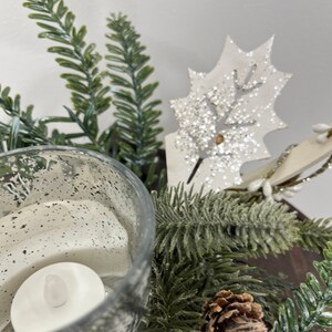 Elegant Holiday Centerpiece, Merry and Bright - Etsy