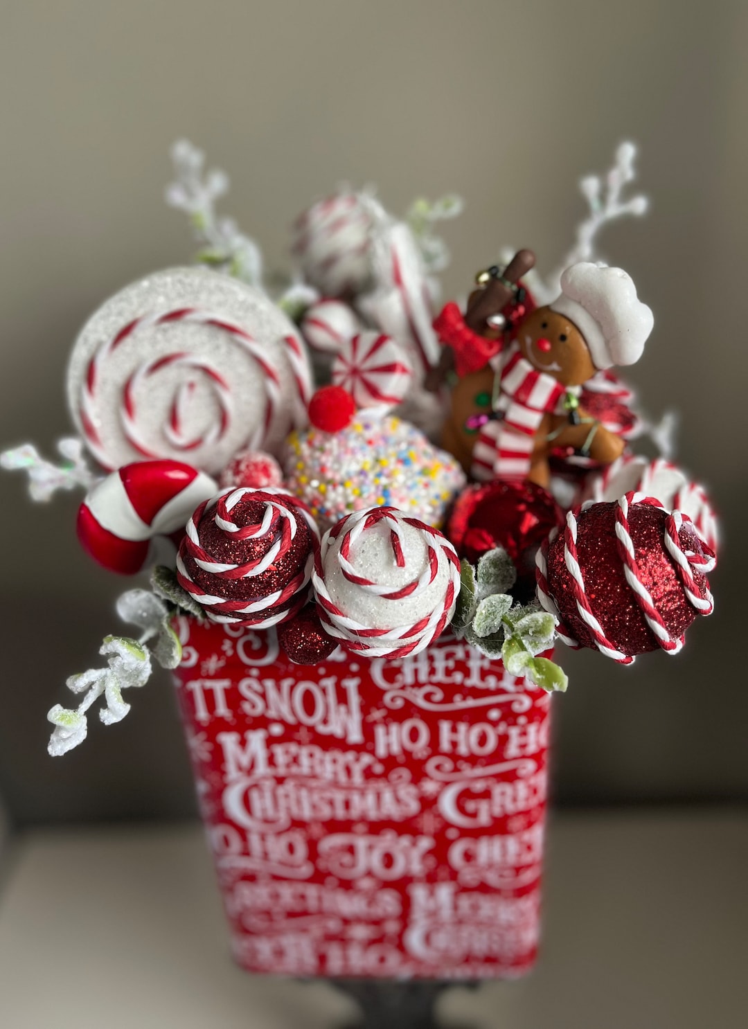 Sweet Christmas Arrangement - Etsy