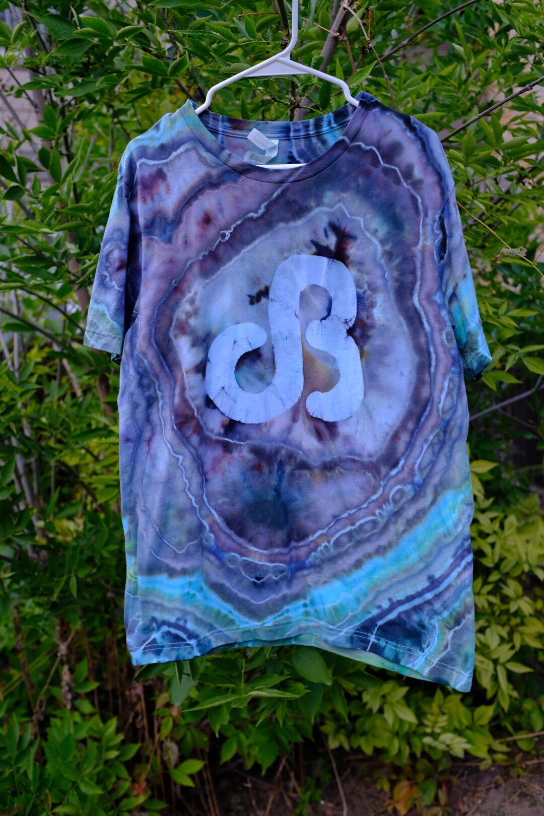 Daily Bread Batik Ice Dyed T Shirt - One of a Kind Merch for Music ...